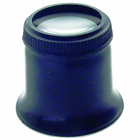 特徴倍率5倍タイプ。時計メンテなど両手をふさがず作業をする為にまぶたに挟み込んで使用するルーぺ。時計修理等の精密作業・組立作業に使用します。仕様倍率：5倍レンズ径：23mmレンズ材質：硝子重量(g)：7