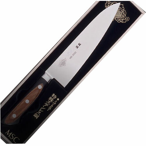 特徴発売以来約40年を誇る超ロングセラーのシリーズ最新版。正広の技術の粋を集めた、家庭用ステンレス洋包丁の名作。仕様母材厚：1.8mm刃渡り：180mm重量：140g刀身の材質：ステンレス 当社オリジナル材 MBS-26材質詳細：0.9% ...