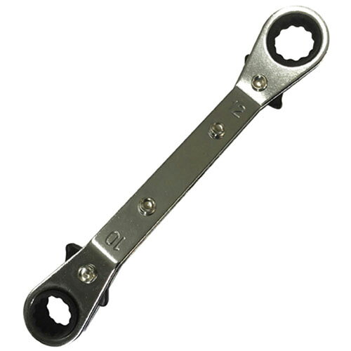狭い場所での作業も楽々行える板型ラチェットレンチです。特徴ラチェットの締める・緩めるは爪の切換えだけでOKの簡単仕様爪の切換えのみのラチェット機構なので連続作業がスムーズに出来、作業効率が向上します。特に板型なので狭い場所での作業がラクラク...