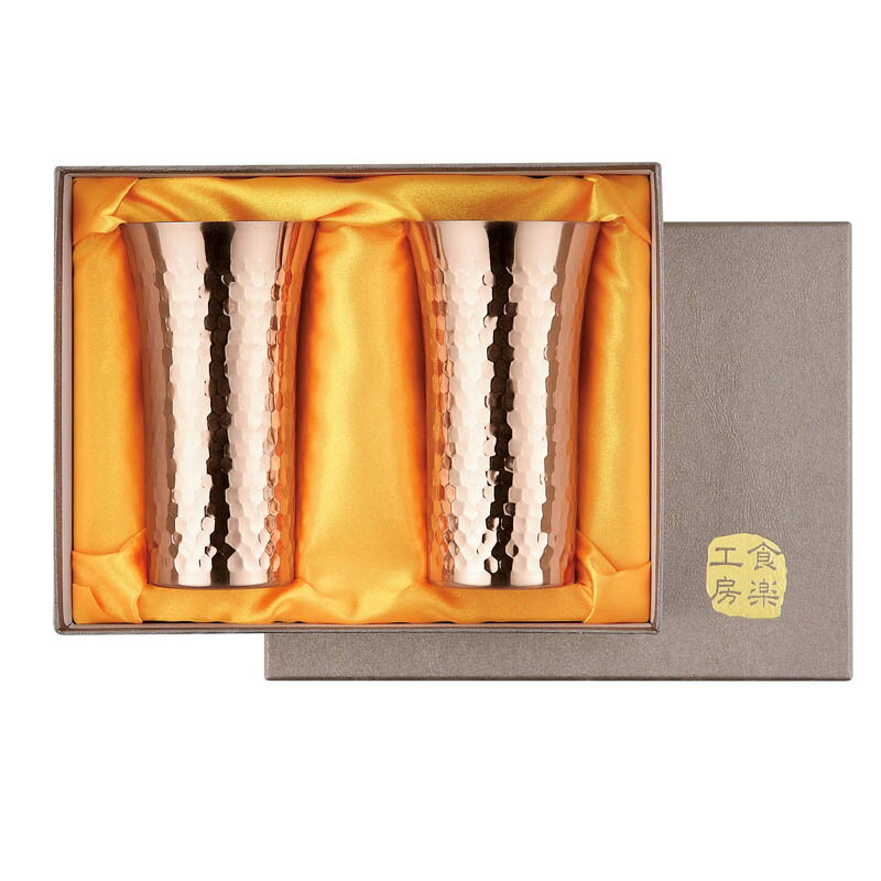 仕様内容：一口ビール×2容量：約160ml商品サイズ：約径5.5×H10.5cm商品重量：約220g材質本体：銅(内面メッキ)仕上げ：ミラー生産国 日本メーカーからの取寄せ商品のため、お客様都合によるご注文後のキャンセル、返品、交換はできま...