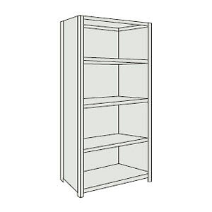 【仕様】●色：ネオグレー●間口×奥行×高さ：1815×465×2104mm●棚段数：5段●有効間口：1725mm●組立目安：2人40分●組立式●均等積載量：100kg/段●最大積載量：1000kg/台●棚板調整ピッチ：50mm●質量：81....