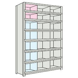 【仕様】●色：ネオグレー●間口×奥行×高さ：890×315（323）×2104mm●タイプ：3列・7段●組立目安：2人50分●組立式●均等積載量：100kg/段●最大積載量：1000kg/台●奥行の（）は前あたりを含んだ寸法を表記しておりま...