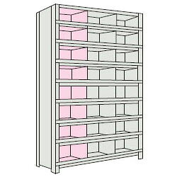 【仕様】●色：ネオグレー●間口×奥行×高さ：890×315（323）×2104mm●タイプ：3列・8段●組立目安：2人50分●組立式●均等積載量：100kg/段●最大積載量：1000kg/台●奥行の（）は前あたりを含んだ寸法を表記しておりま...