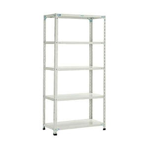 【仕様】●色：ネオグレー●間口×奥行×高さ：890×615×1204mm●棚段数：5段●有効間口：799mm●組立目安：2人30分●組立式●均等積載量：100kg/段●最大積載量：1000kg/台●棚板調整ピッチ：50mm●質量：28.2k...