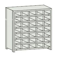 【仕様】●色：ネオグレー●間口×奥行×高さ：889×214×927mm●タイプ：5列・7段●完成品●均等積載量：100kg/段●最大積載量：1000kg/台●質量：24.1kg【特徴】●小物・部品類の収納に最適です。●薄型で壁面管理に適して...