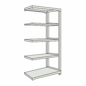 【仕様】●色：ネオグレー●間口×奥行×高さ：1760×305×2108mm●棚段数：5段●有効間口：1716mm●組立目安：2人30分●組立式●均等積載量：150kg/段●最大積載量：1000kg/台●棚板調整ピッチ：25mm●質量：43....