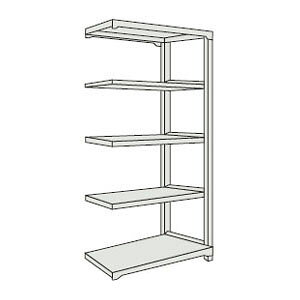 【仕様】●色：ネオグレー●間口×奥行×高さ：1760×455×2108mm●棚段数：5段●有効間口：1716mm●組立目安：2人30分●組立式●均等積載量：150kg/段●最大積載量：1000kg/台●棚板調整ピッチ：25mm●質量：47....