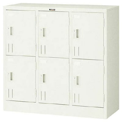 仕様タイプ：6人用間口×奥行×高さ（mm）：900×415×8801マス有効内寸（mm）間口×奥行×高さ：249×373×360付属品：シリンダー錠、棚完成品色：ネオグレー鍵：シリンダー錠式質量：27.2kg特徴人数・使用目的に合わせて選べ...