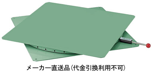 特徴軽い力で簡単に360°回転します。回転止めストップ機構付です。(1ピッチ約10度36等分)金型の修理、部品の組み立てに最適です。仕様均等荷重(kg)：500テーブル寸法(mm)：600×600外径(mm)：600×600テーブル板厚(m...