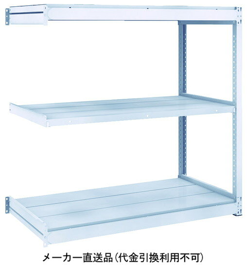 仕様色：オイスターホワイト有効間口(mm)：1160奥行(mm)：600高さ(mm)：1200棚段数(段)：3質量：48.4kg※集中荷重になりますと耐荷重能力は半減します。必ず均等に荷重を分布させてご使用ください。※連結型のみではご使用で...