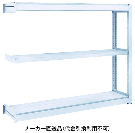 仕様色：オイスターホワイト有効間口(mm)：1460奥行(mm)：300高さ(mm)：1200棚段数(段)：3質量：29.5kg※集中荷重になりますと耐荷重能力は半減します。必ず均等に荷重を分布させてご使用ください。※連結型のみではご使用で...