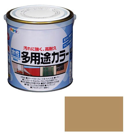 コストパフォーマンスに優れた水性多用途塗料特徴水性シリコンアクリルエマルション樹脂塗料汚れにくく、耐久性が優れた高性能塗料です。強力防カビ剤を配合していますので、長期間カビの発生を防ぎます。サビドメ剤を配合していますので、サビの発生を防ぎま...