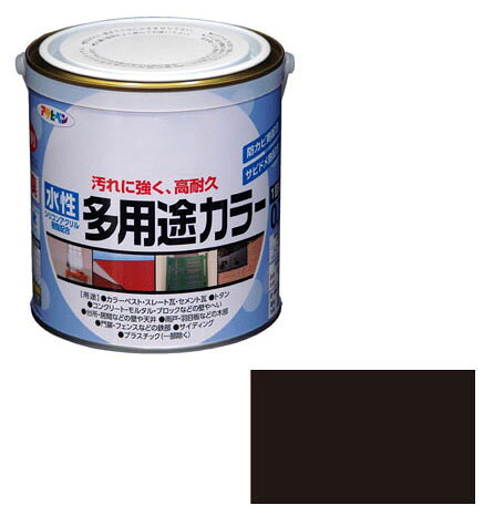 コストパフォーマンスに優れた水性多用途塗料特徴水性シリコンアクリルエマルション樹脂塗料汚れにくく、耐久性が優れた高性能塗料です。強力防カビ剤を配合していますので、長期間カビの発生を防ぎます。サビドメ剤を配合していますので、サビの発生を防ぎま...