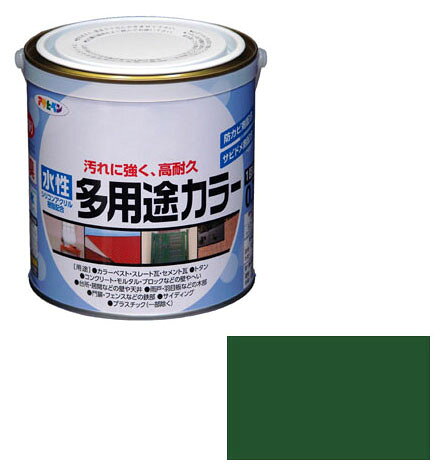コストパフォーマンスに優れた水性多用途塗料特徴水性シリコンアクリルエマルション樹脂塗料汚れにくく、耐久性が優れた高性能塗料です。強力防カビ剤を配合していますので、長期間カビの発生を防ぎます。サビドメ剤を配合していますので、サビの発生を防ぎま...