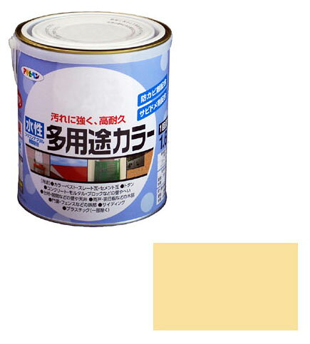 コストパフォーマンスに優れた水性多用途塗料特徴水性シリコンアクリルエマルション樹脂塗料汚れにくく、耐久性が優れた高性能塗料です。強力防カビ剤を配合していますので、長期間カビの発生を防ぎます。サビドメ剤を配合していますので、サビの発生を防ぎま...