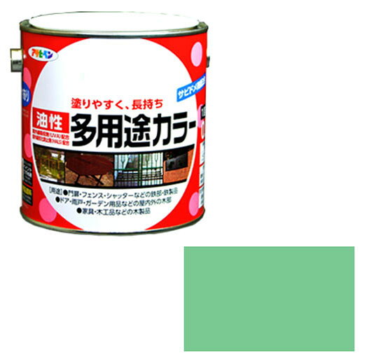 コストパフォーマンスに優れた油性多用途塗料合成樹脂調合ペイント特徴紫外線吸収剤(UVA)、紫外線劣化防止剤(HALS)配合により耐久性に優れた塗料です。サビドメ剤を配合していますので、サビの発生を防ぎます。タレにくいので大変塗りやすく、きれ...