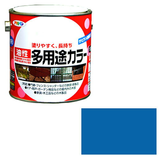 コストパフォーマンスに優れた油性多用途塗料合成樹脂調合ペイント特徴紫外線吸収剤(UVA)、紫外線劣化防止剤(HALS)配合により耐久性に優れた塗料です。サビドメ剤を配合していますので、サビの発生を防ぎます。タレにくいので大変塗りやすく、きれ...