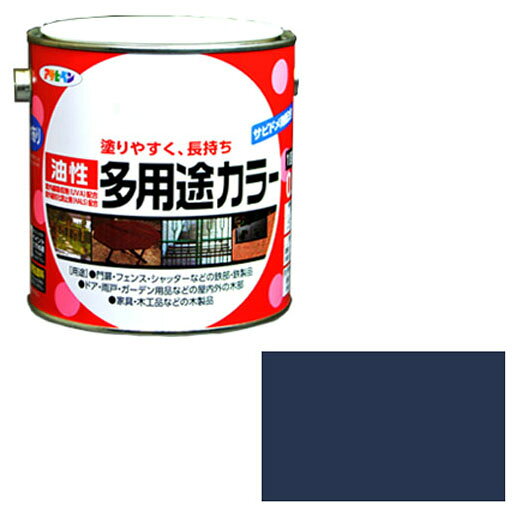 コストパフォーマンスに優れた油性多用途塗料合成樹脂調合ペイント特徴紫外線吸収剤(UVA)、紫外線劣化防止剤(HALS)配合により耐久性に優れた塗料です。サビドメ剤を配合していますので、サビの発生を防ぎます。タレにくいので大変塗りやすく、きれ...