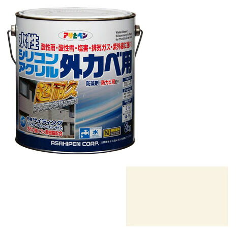 超耐久！酸性雨・酸性雪・塩害・排気ガス・紫外線に強い！架橋反応型水性シリコンアクリルエマルション樹脂塗料特徴特殊フッ素樹脂、シリコン架橋システム及び紫外線劣化防止剤(HALS)の相乗効果により汚れにくく、耐久性が格段に優れた高性能塗料です。...