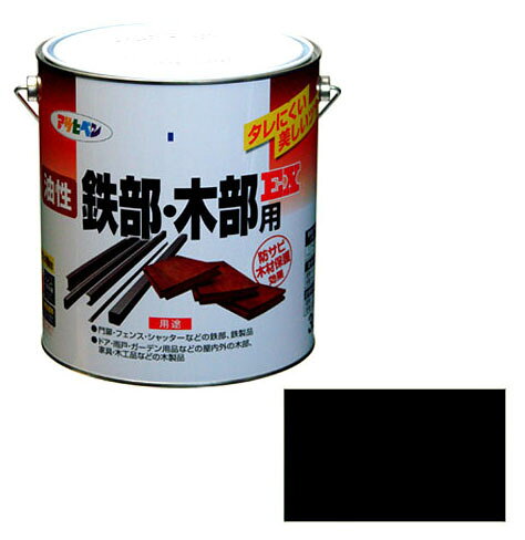 屋内外の鉄製品・木製品に塗れる！タレにくく美しいツヤ合成樹脂調合ペイント特徴タレにくいので大変塗りやすく、きれいに仕上がります。サビドメ剤を配合していますので、サビの発生を防ぎます。日光や雨に強く、美しいツヤのある合成樹脂調合ペイントです。...