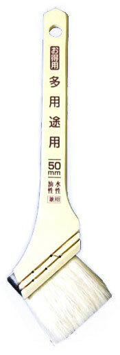 特徴水性・油性塗料兼用のハケ仕様サイズ：50mm毛丈：37mm最適な塗料：水性塗料・油性塗料材質：山羊毛・化学繊維の混毛※掲載製品は、予告なく製品の仕様・デザイン等を変更することがありますので、ご了承ください。メーカーからの取寄せ商品のため...
