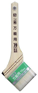 特徴塗料含みに優れ、セミプロ感覚できれいに塗れるハケです。厳選した高品質の原毛に化学繊維を混毛した独自の毛組。化学繊維主体で適度なコシがある万能タイプのハケです。手によくなじみ、使いやすい白木のハンドル。プロ感覚の手応えと仕上がりが楽しめま...