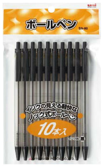 仕様インク色：黒ボール径：0.7mm本体サイズ：軸径φ9.0×厚さ12.0×全長145.0mm重量(1パック)：128g機構：ノック式軸仕上：軸/再生PS樹脂、クリップ/ABS樹脂エコマーク認定商品/グリーン購入法適合商品/エコ商品ねっと掲...