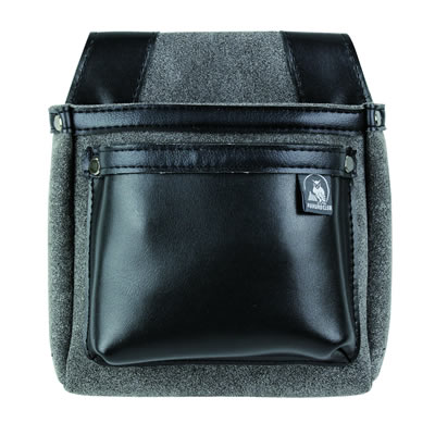 伝説 -LEGEND- HYBRID LEATHER SERIES(エバー革＋マイクロレザー)軽量で頑丈!!釘袋に入り切らない道具用サブポケットシリーズチョイ入れに便利なミニ釘袋!!サイズ/mm: 縦200×横170×マチ70HYBRIDレ...