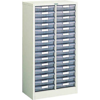 仕様最大積載量(kg/台)：50引出し色：透明間口×奥行×高さ(mm)：550×310×1025引出し：AW-2 30個完成品質量：30.0kg材質/仕上げ本体：スチール引き出し：AS樹脂(NG：ABS樹脂)【セット内容/付属品】各引き出し...