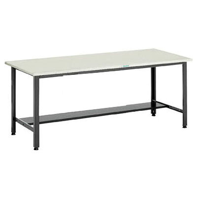 【仕様】●均等荷重(kg)：500●間口×奥行×高さ(mm)：1500×900×740●天板材質：スチール●組立式●アジャスターねじサイズ：M16×2.0●アジャスター調整範囲：20mm●組立目安：2人40分●質量：50.0kg【特徴】●ス...