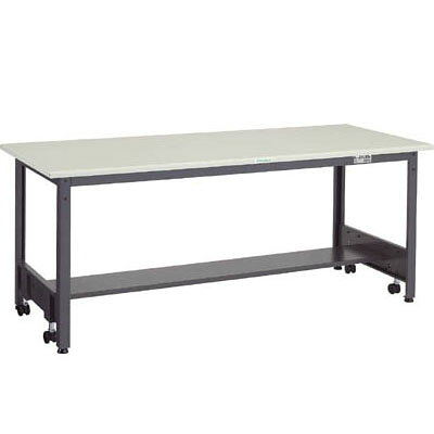 【仕様】●均等荷重(kg)：500●間口×奥行×高さ(mm)：1500×900×740●天板材質：スチール●組立式●移動時荷重：50kg●キャスター降下時の高さ：761mm●アジャスターねじサイズ：M16×2.0●アジャスター調整範囲：20...