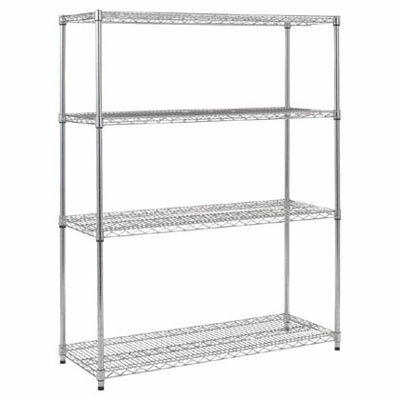 【仕様】●均等積載量(kg/段)：250●間口×奥行×高さ(mm)：905×457×1838●棚段数(段)：4●有効間口(mm)：829●組立目安：1人40分●組立式●棚板調整ピッチ：25mm●パイプ径：径25.4mm●最大積載量：1000...