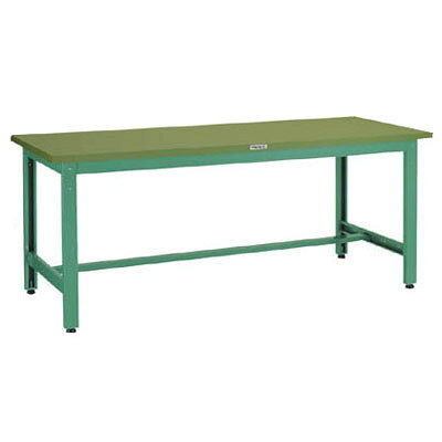 【仕様】●均等荷重(kg)：800●間口×奥行×高さ(mm)：1800×750×740●天板材質：ダップ樹脂●組立式●アジャスターねじサイズ：M16×2.0●アジャスター調整範囲：20mm●組立目安：2人40分●質量：58.5kg【特徴】●...