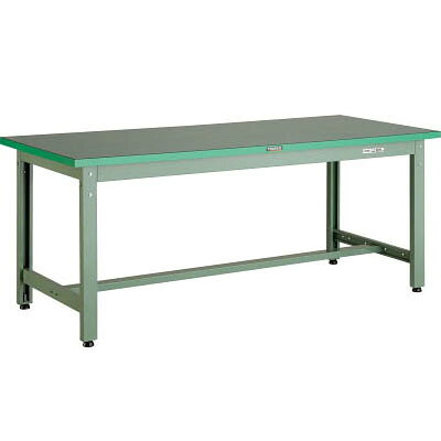 仕様均等荷重(kg)：800間口×奥行×高さ(mm)：1800×750×742天板材質：ダップ樹脂組立式マット厚み：2mmアジャスターねじサイズ：M16×2.0アジャスター調整範囲：20mm組立目安：2人40分質量：65.5kg特徴主要部が...