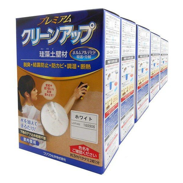 特徴脱臭・結露防止・防カビ・調湿・断熱効果のある壁材古壁(せんい壁等)、ビニールクロスなどを簡単リフレッシュ！ホルムアルデヒドを吸着除去し、かつ、調湿性を持つ珪藻土壁材で健康的な部屋に！仕様内容量：15kg(1坪用×5袋入)色：ホワイト乾燥...