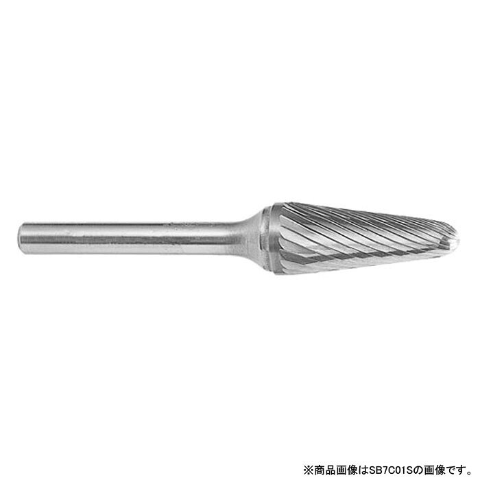 特徴スーパーツール独自開発の刃形状により、高速回転使用時にバーが不用意に被切削物に喰いこんでしまうことがないため、滑らかに加工でき能力アップに貢献します。※作業時は必ず安全帽、安全メガネ等の保護具をご着用ください。仕様シャンク径：径6mm刃...