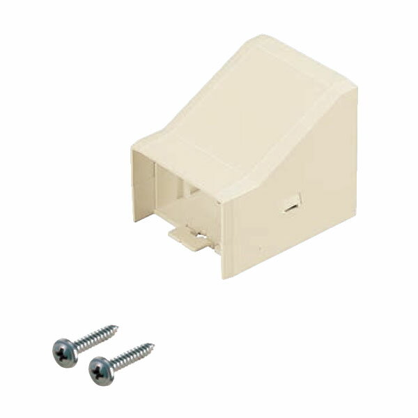 特徴天井、壁等コーナー部からのケーブルの引き込み箇所の化粧カバーとして使用します。仕様屋外・屋内兼用規格：40型色：ミルキーホワイトタッピンねじ付ケーブル固定用結束バンド穴付※商品画像は代表画像になります。実際の商品の色が違う場合がございま...