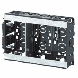 特徴小判穴 ダルマ穴 ホルソー穴あけ対応品サイズも機能も豊富なスライドボックスです。4ケ用、5ケ用はホームオートメーション、1箇所集中管理用に最適です。磁石を取り付ければボックス穴をホルソーで簡単にあけられます。仕様セパレーター付標準品(深...