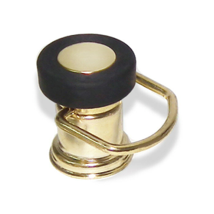 【特徴】建具や床材と色合わせしやすい豊富なカラーラインナップ。フックは回転できますので方向合せが容易です。【仕様】材質本体：スチール・POMゴム：エラストマー本体色：金色(真鍮メッキ)付属部品取付ベース取付ネジ 3本 (A皿タッピンM3.5...