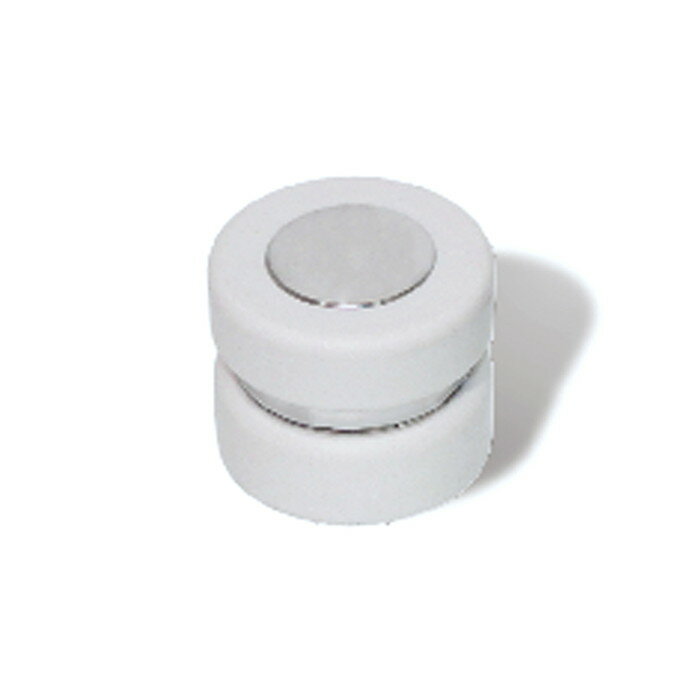 【特徴】建具や床材と色合わせしやすい豊富なカラーラインナップ。内装デザインを損なわないコンパクトデザイン。壁付けして引き戸用にも使えます。【仕様】材質本体：スチール・POMゴム：エラストマー本体色：銀色(スズコバルトメッキ)付属部品取付ベー...