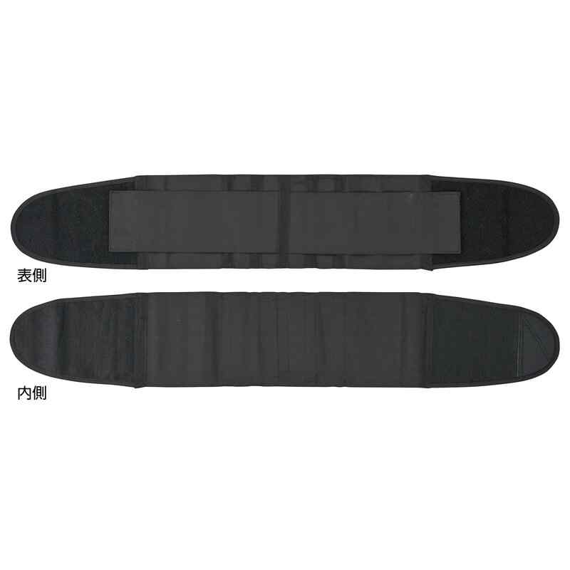 【特長】●腰をビシッと安定させることができます。●2層加圧ベルトにより締め付けレベルの調整が可能です。●弾力性のある4本のスティックを内蔵し、腰の動きにあわせてサポートします。●作業時のケガ防止に。【仕様】●色：ブラック●サイズ：オーバーラ...