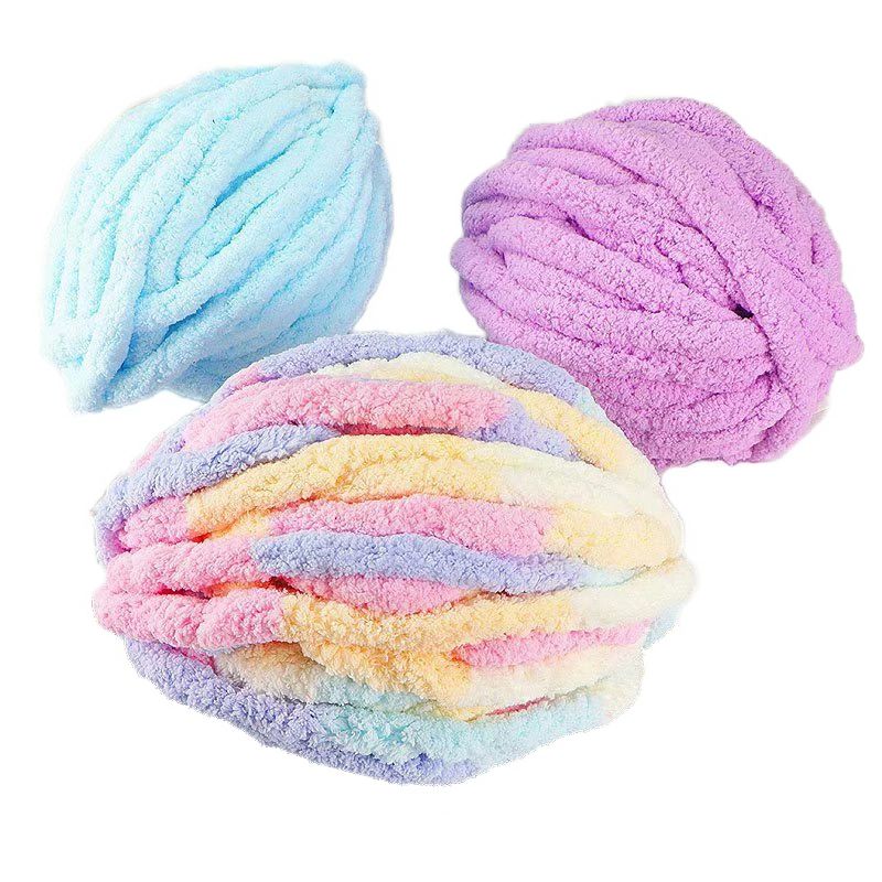 【37色】250G 2cm極太毛糸 チャンキーニット ヤーン ニットヤーン 北欧風 毛糸 手芸 編み物 太い 極太 インスタ映え diy ハンドメイド 太いヤーン インテリア ペットの巣、毛布、枕などの織りに使用できる "ファッショナブルで...