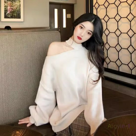 商品説明肩出しデザインがおしゃれなニットセーター。シンプルなシルエットに抜け感を加えます♪きれいめにもカジュアルにも活躍するアイテムです。カラーグレー、ホワイト、キャメル、ブラックサイズS、M、L、XLS着丈：70cmバスト：128cm肩幅...