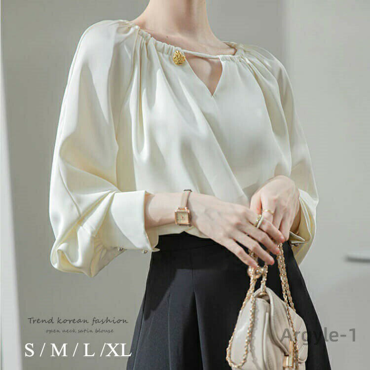 サイズ(約) S(着丈52cm/胸囲100cm) M(着丈53cm/胸囲104cm) L(着丈54cm/胸囲108cm) XL(着丈55cm/胸囲112cm) 素材 レーヨン、ポリエステル 詳細 伸縮性:あり/裏地:なし/透け感:ややあり/...