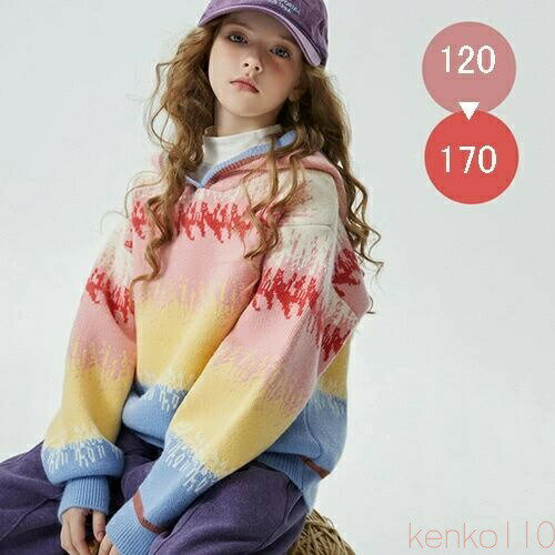 ▲商品内容:子供セーター▲素材：アクリル、ポリエステル▲カラー:写真通り【注意事項】モニターの発色具合によって実際の物と異なる場合がございます。 ▲サイズ:120:着丈44cm バスト89cm&nbsp;参考身長115〜125cm130:着...