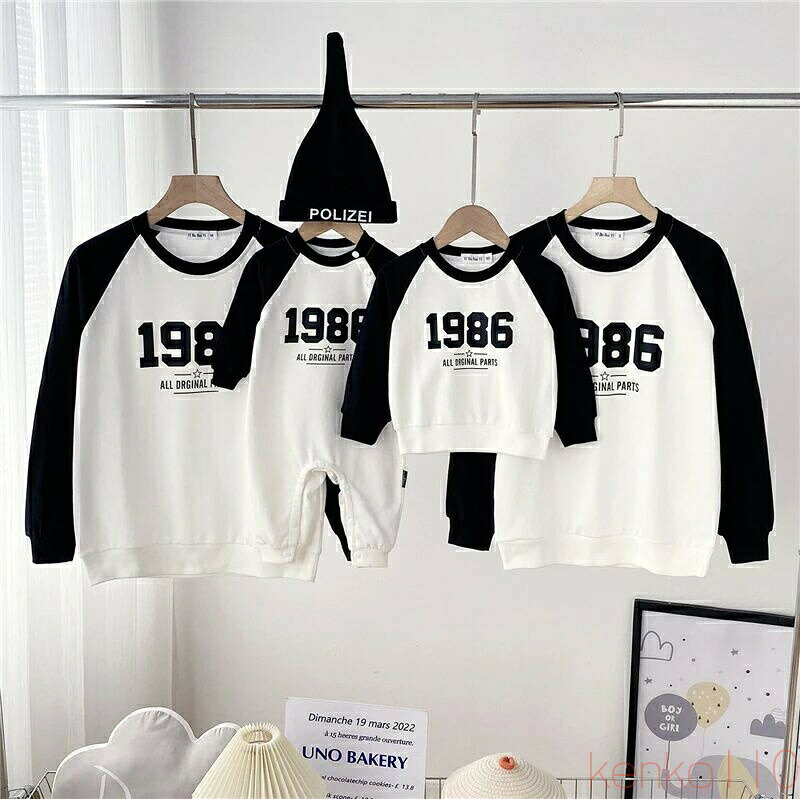 width="100%"> 商品詳細 商品特徴 ●家族の絆を彩るおしゃれな親子ペアルック 親子でお揃いのトレーナーは、カジュアルでおしゃれなデザインが魅力。家族旅行や運動会、記念撮影で、センスの良いコーディネートを楽しめます。家族みんなで着...