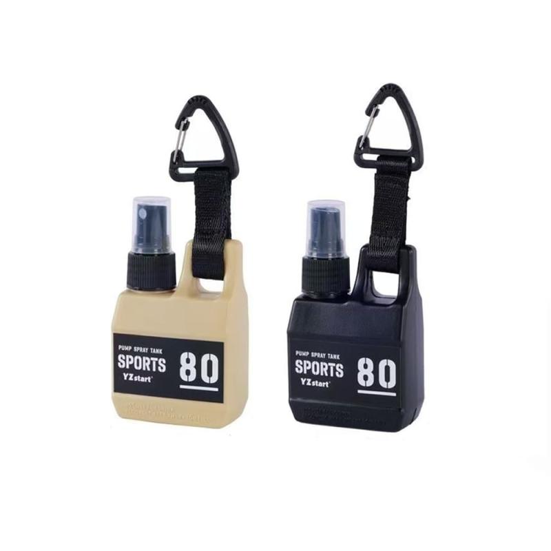霧吹き スプレー スプレーボトル アルコール対応 アルコールスプレー 携帯用 2個入り 容量80ml あらゆる液体に対応可能(1)[コンパクトで持ち運びに便利] 容量 80ml の携帯スプレーボトルで、サイズが小さく場所を取りません。カラビ...