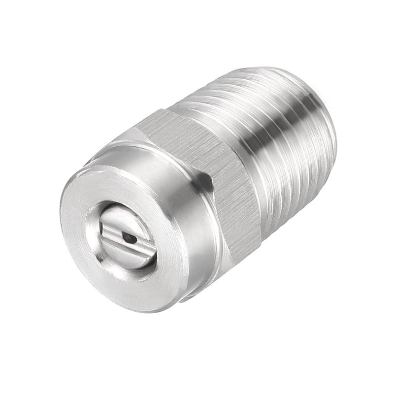 加圧洗浄機用ノズル 加圧ウォッシャーノズル フラットファンスプレーチップ 1/4NPT 1.2mm 1個 304ステンレス鋼 15度 キッチンガーデン用1：適用 - 加圧洗浄機、水ほうき、ホースの代替品として好適です。掃除、水やり、冷却、加...