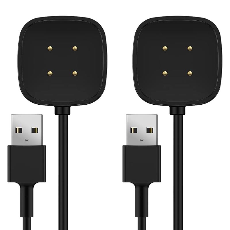 1.8M 充電ケーブル 対応 フィットビット Fitbit Sense, Sense 2 / Versa 3, Versa 4 充電器( for Versa 1 / Versa 2 / Versa Lite) - USB 磁気充電 チャージ...