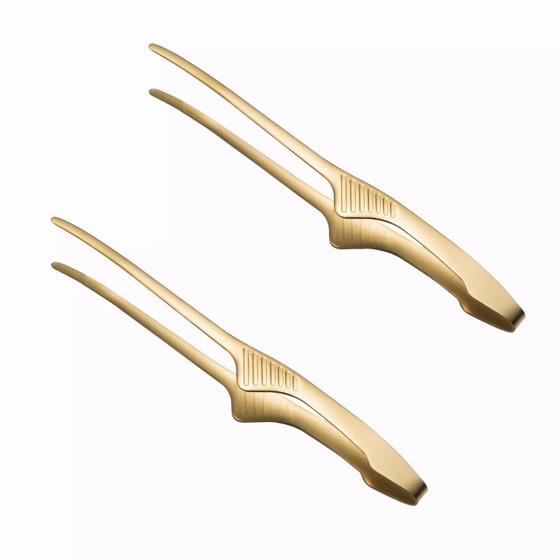 トング 焼肉 ステンレス キャンプ バーベキュー 薬味 調理用 揚げ物 パスタ (2本セット)24cm 先端が浮く スリムで掴みやすい すべり止め加工 食洗器対応(先端)軽くて便利 堅牢耐摩耗性 [